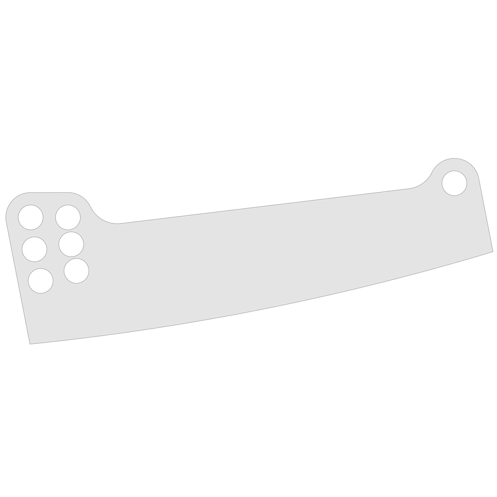13.5″ Universal Swan Neck Pylons w/ mounts for WingLogic Wings (pair ...